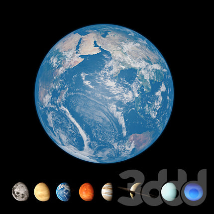 Discover The Best Free 3D Models Of Our Solar System – 3DSky Model Free