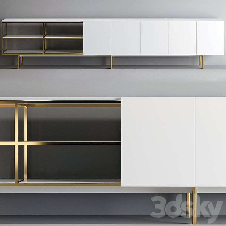 Chest of drawers TV Free 3D Model – 3DSky Model Free