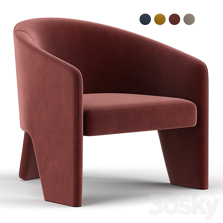 Fae Accent Chair 3Dsky Model Free Download – 3DSky Model Free