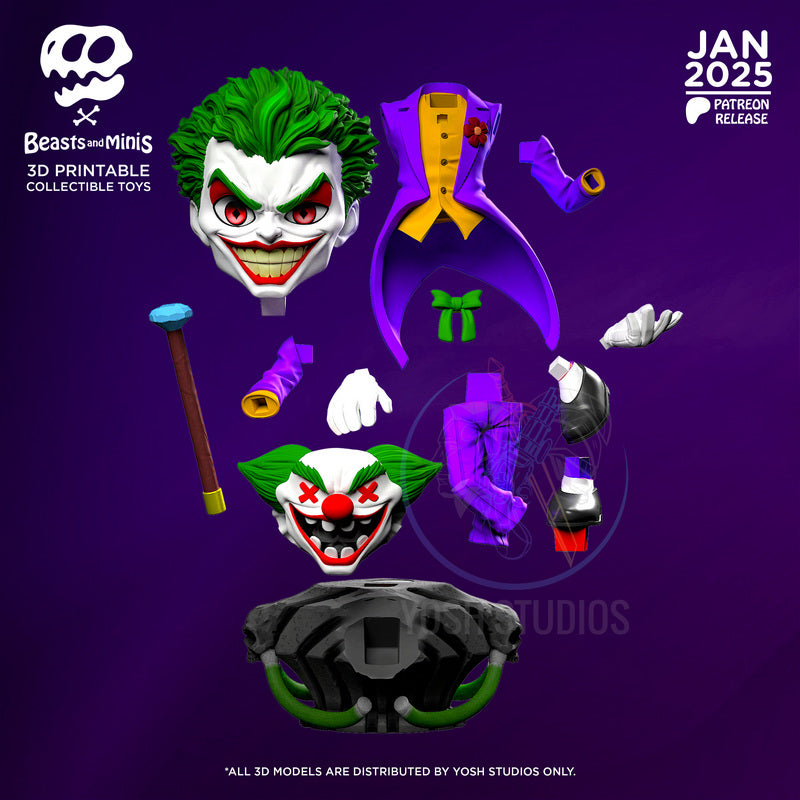 Joker Mini – 3D Print Model Free Download – 3DSky Model Free