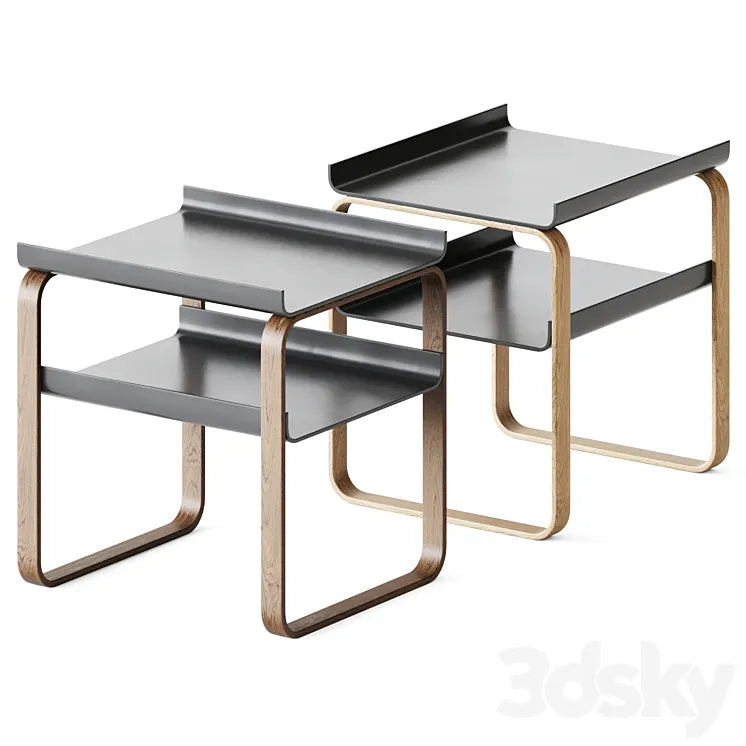Aalto side table 915 by Artek 3DS Max Model – 3DSky Model Free
