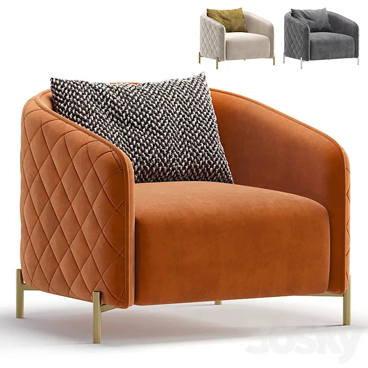 Armchair RIVAS by Cazarina Interiors 3 Colors Version\/Armchair RIVAS ...