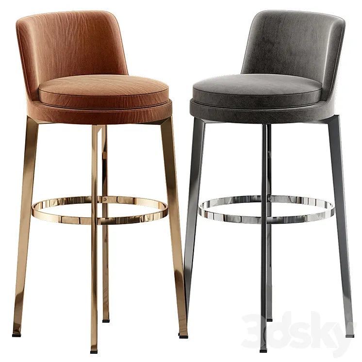 Bar stools Flexform FEEL GOOD 3DS Max Model – 3DSky Model Free