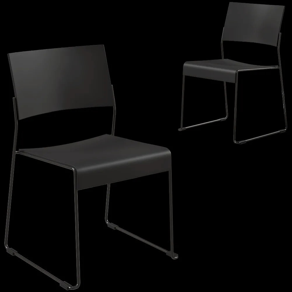Brunner – Chair linos Stacking plastic 3ds Max – 3DSky Model Free