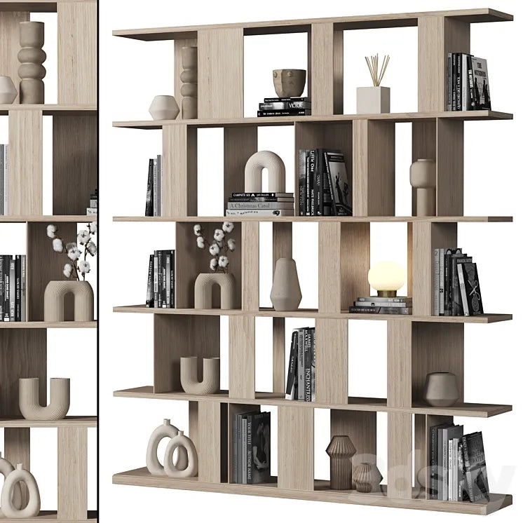 Cabinet with shelves 064 3DS Max Model – 3DSky Model Free