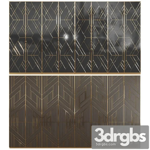 Cabinets in the style of art deco 03 3dsmax Download – 3DSky Model Free
