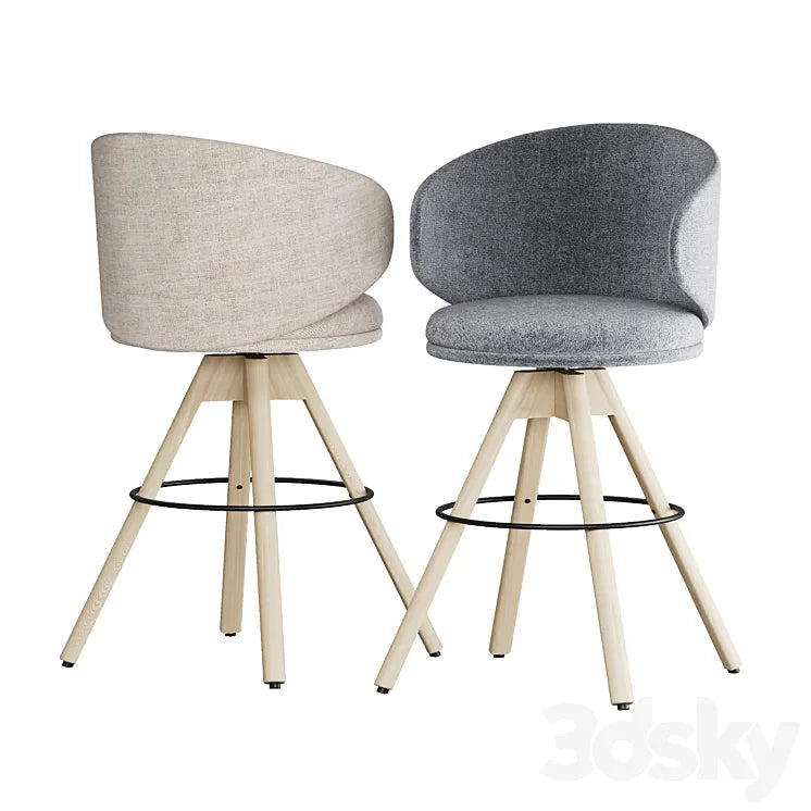 Chair Belle ST-4WL by Arrmet Lab 3DS Max Model – 3DSky Model Free