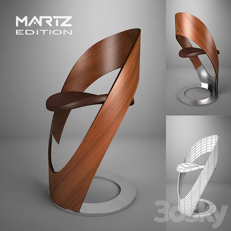 Chair by French designer Jean-Pierre Martz 3DS Max Model – 3DSky Model Free
