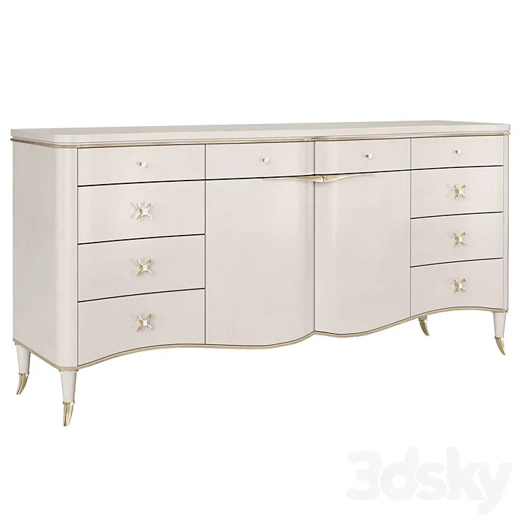 Chest of drawers Belle Of The Ball Caracole 3DS Max Model – 3DSky Model ...