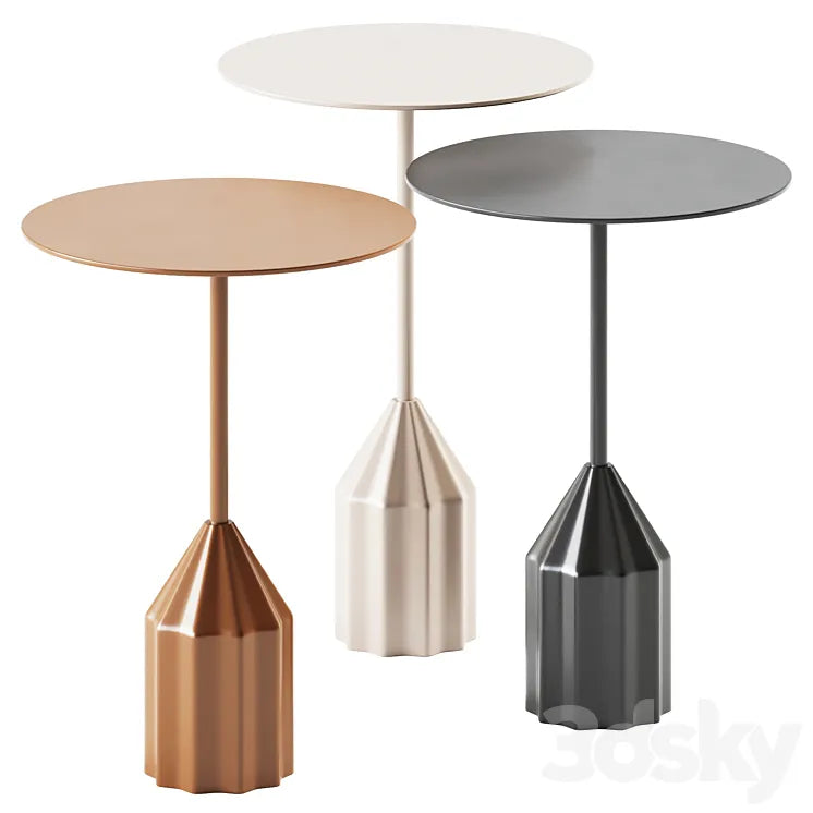 Coffee Tables Burin Mini by Viccarbe 3DS Max Model – 3DSky Model Free