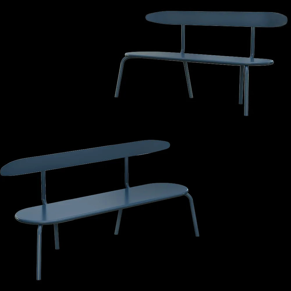 CORE objects – Bench Spider With beckrest + 3ds Max – 3DSky Model Free