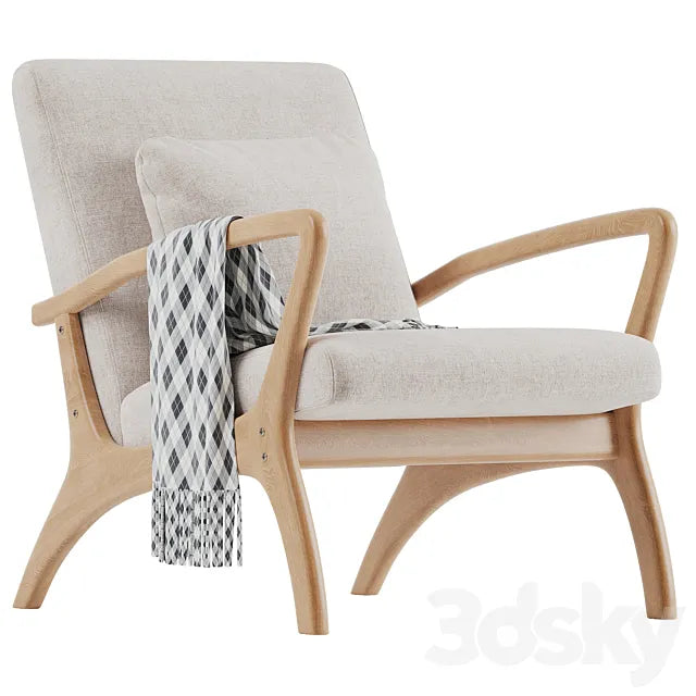 Cosmo Belle Accent Chair 3ds Max – 3DSky Model Free