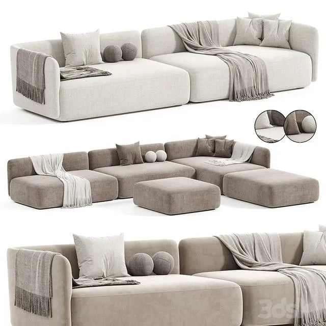 COZY sofa 3ds max models free download – 3DSky Model Free