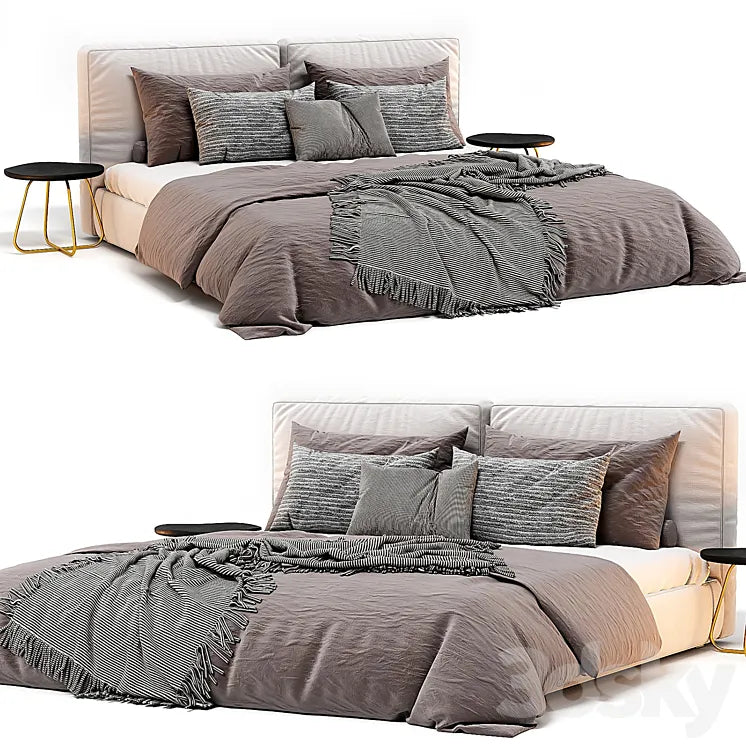 Dall'Agnese Comfort Bed 3DS Max Model – 3DSky Model Free
