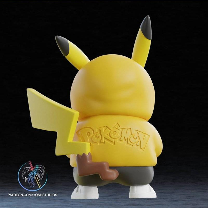 Urban Pikachu 4 & 6 inches – 3D Print Model STL Free Download – 3DSky ...