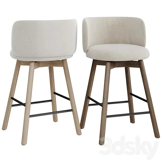 Devon Counter Stool by West Elm 3ds Max – 3DSky Model Free
