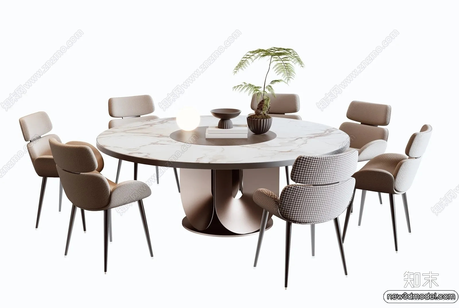 Dining Table – 3D Models – 3D Furniture Models for Interior – 195 ...