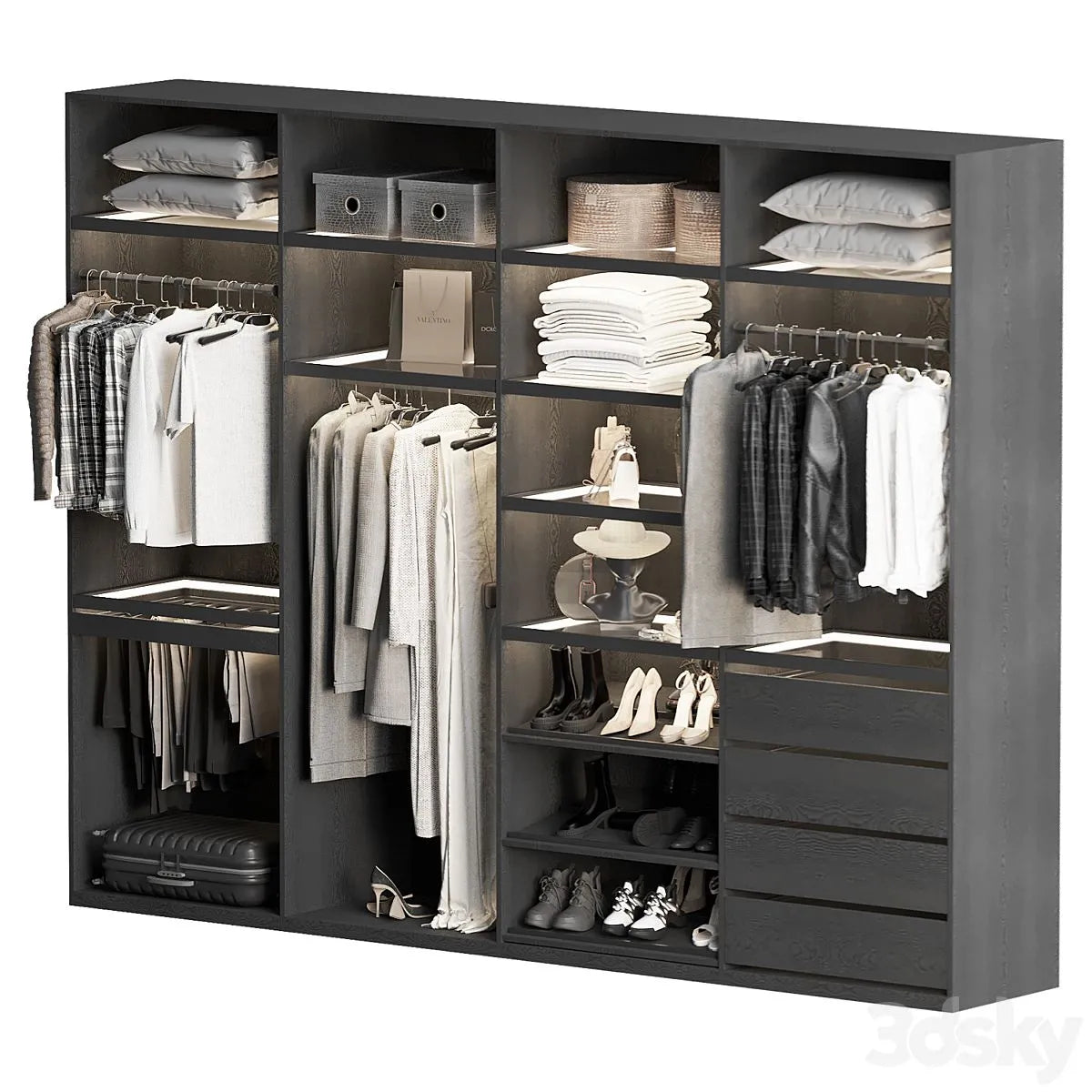 Dressing room 20 3dsMax Model – 3DSky Model Free