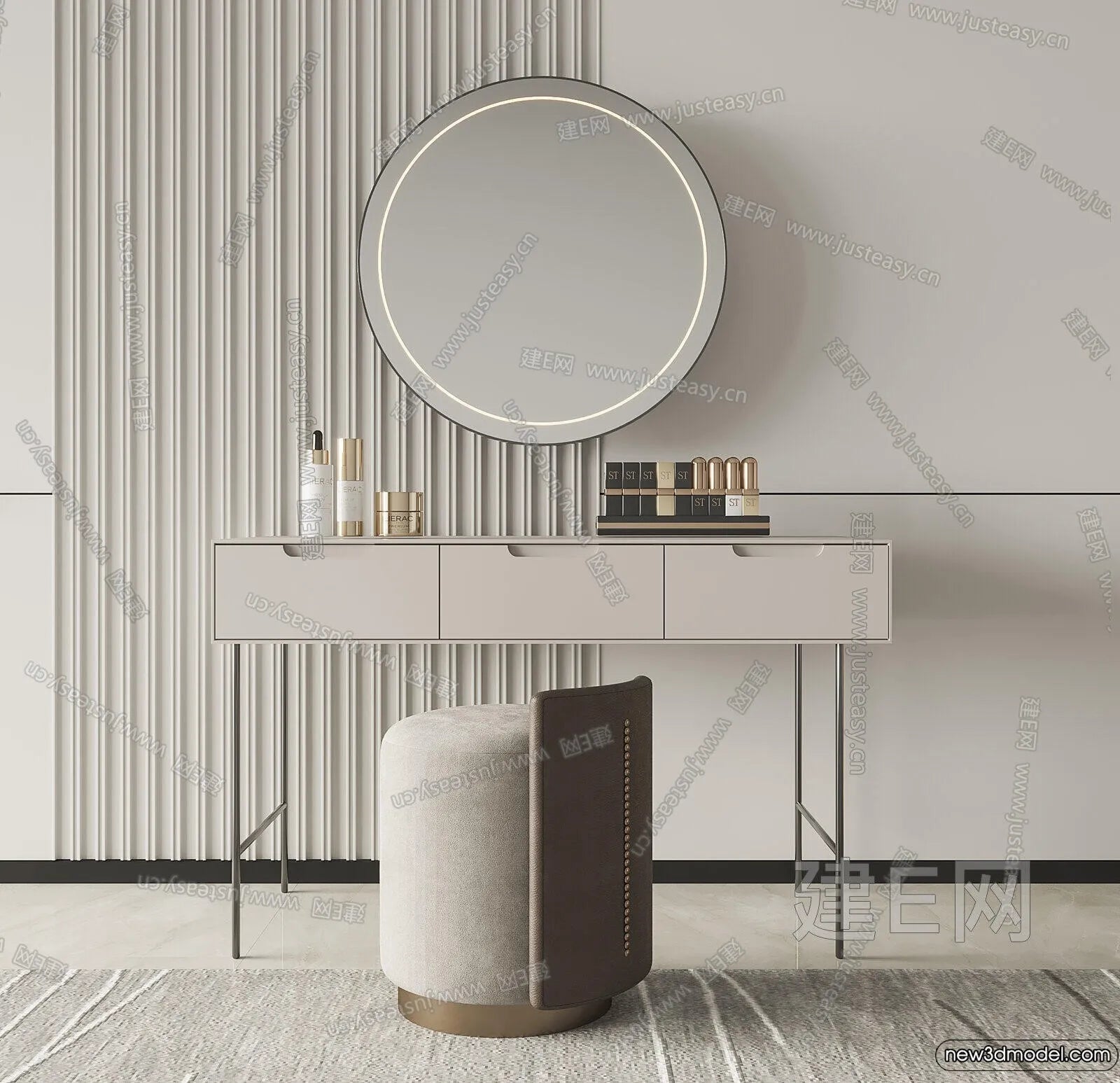 Dressing Table – 3D Models – 3D Furniture Models for Interior – 004 ...