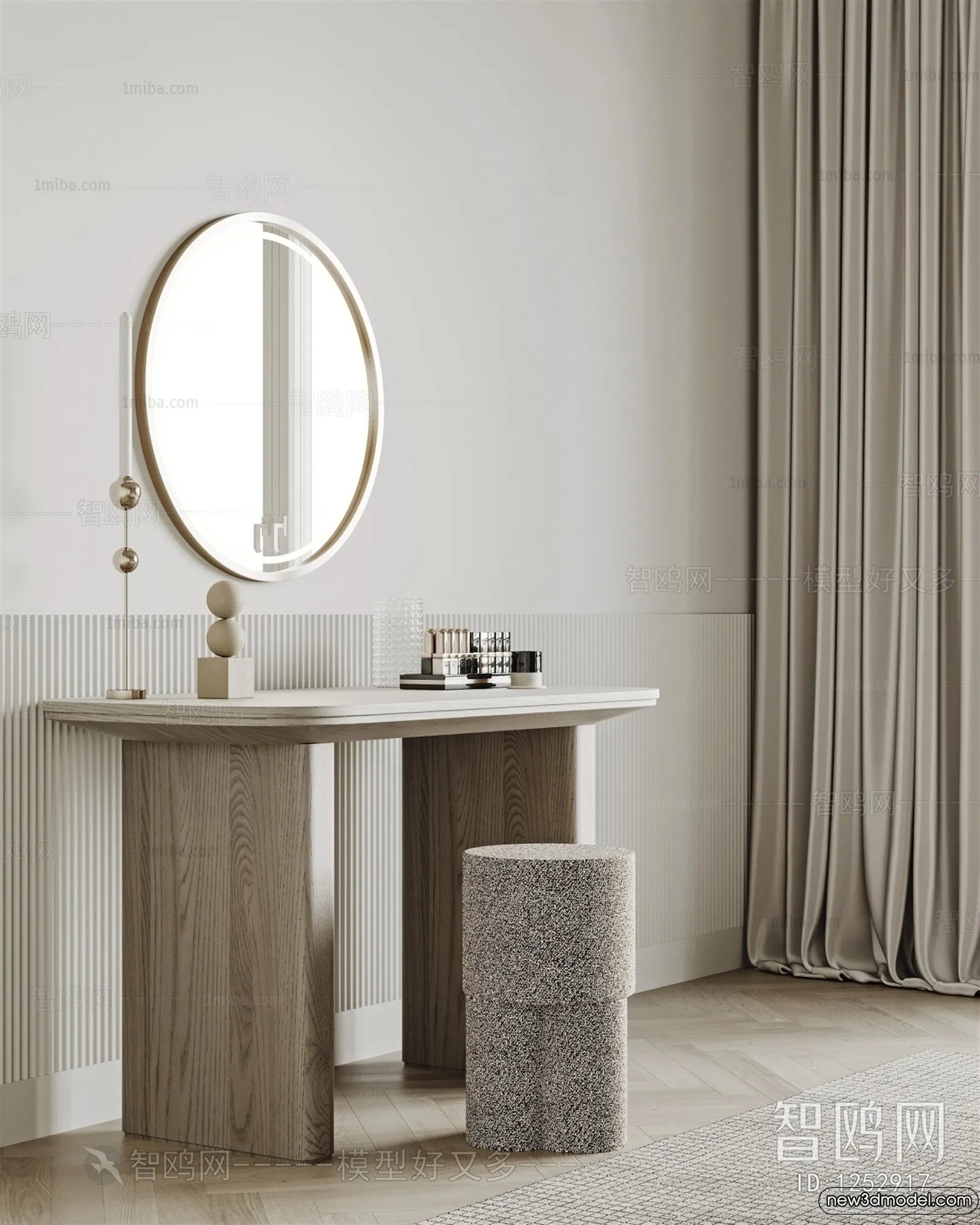 Dressing Table – 3D Models – 3D Furniture Models for Interior – 012 ...