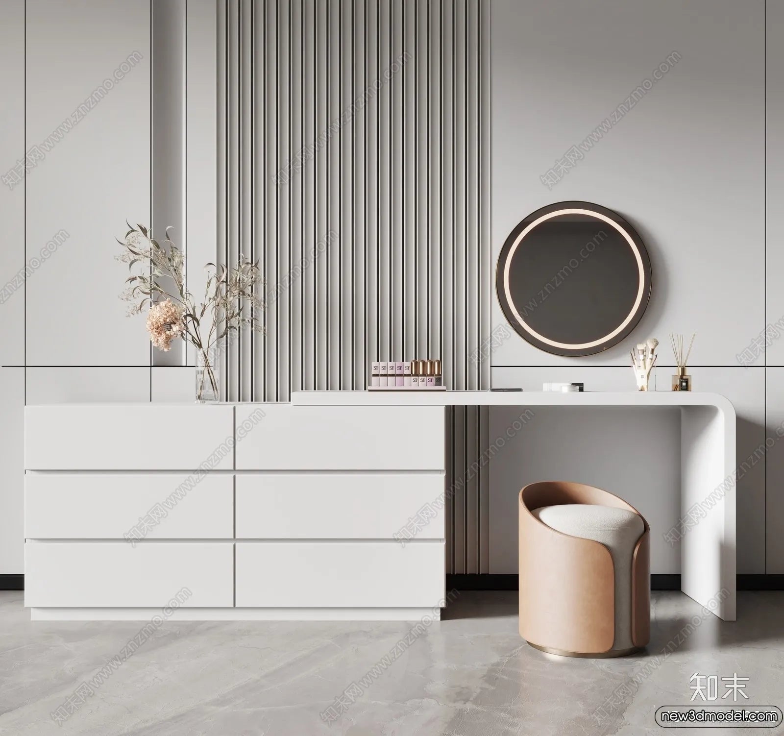 Dressing Table – 3D Models – 3D Furniture Models for Interior – 021 ...