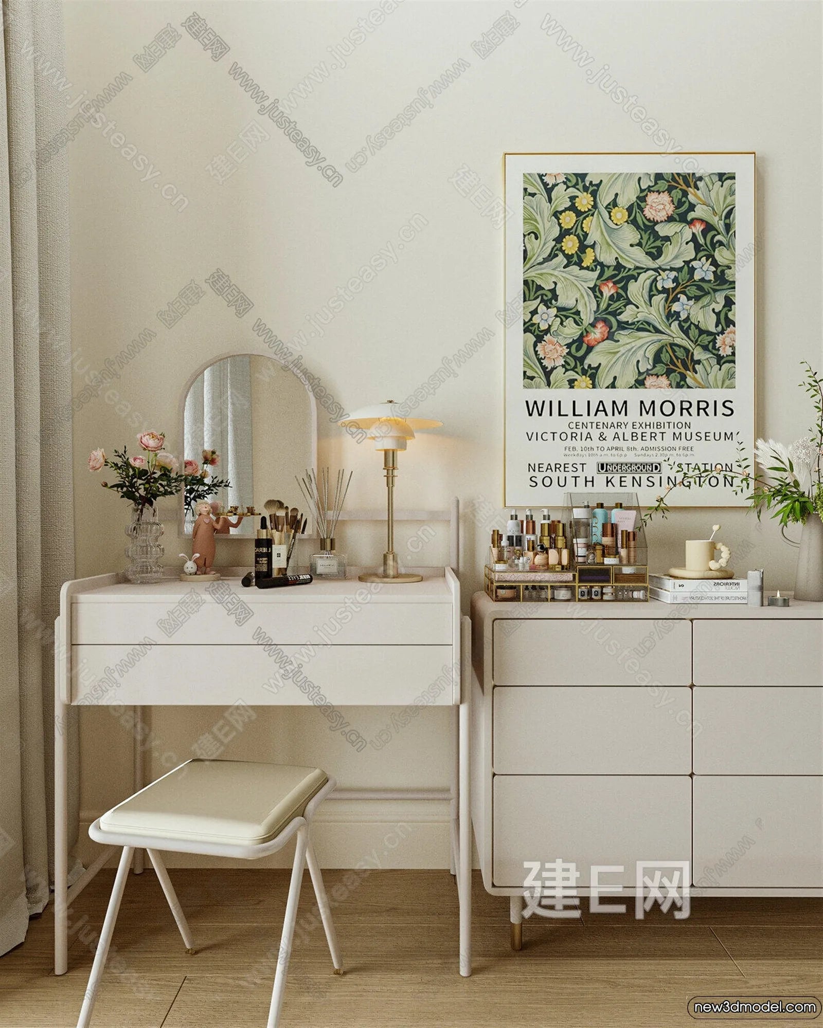 Dressing Table – 3D Models – 3D Furniture Models for Interior – 030 ...