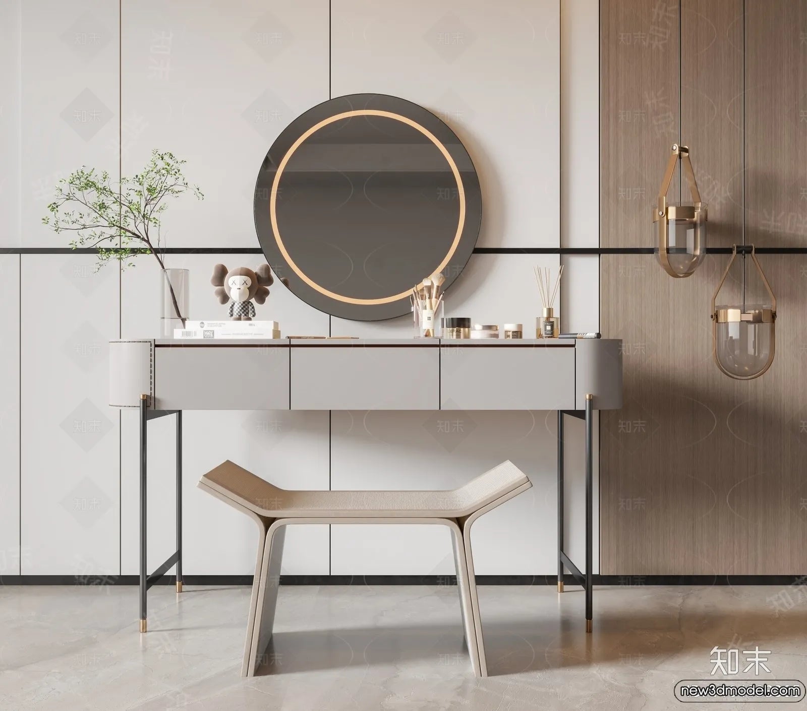 Dressing Table – 3D Models – 3D Furniture Models for Interior – 037 ...