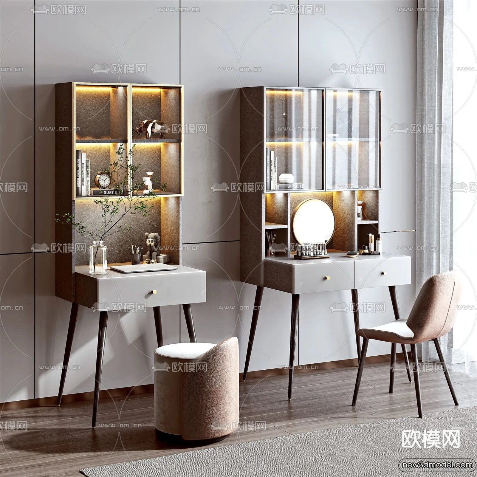 Dressing Table – 3D Models – 3D Furniture Models for Interior – 038 ...