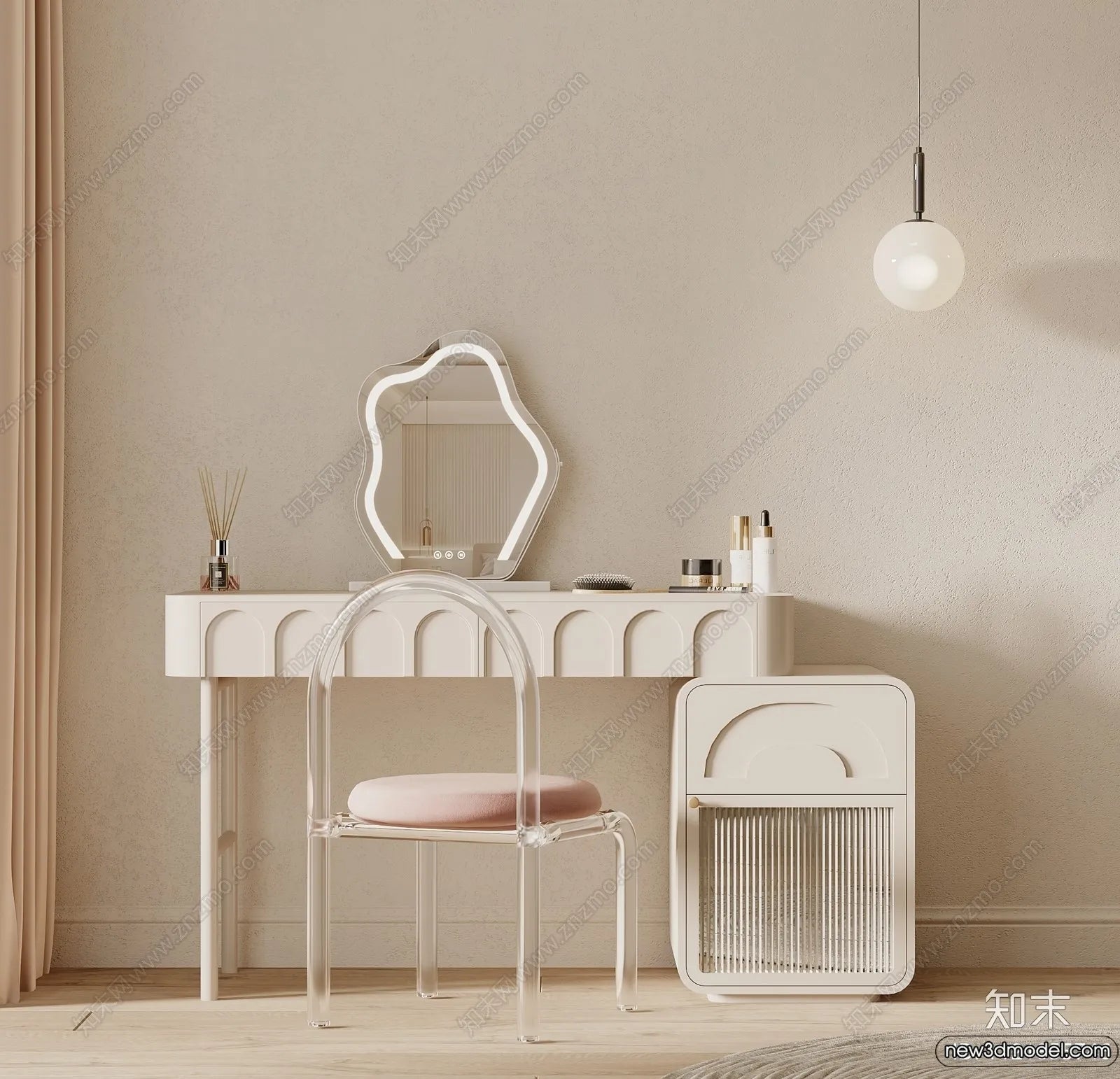 Dressing Table – 3D Models – 3D Furniture Models for Interior – 046 ...
