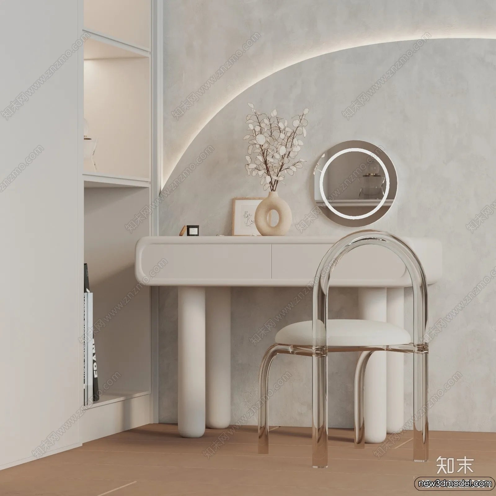 Dressing Table – 3D Models – 3D Furniture Models for Interior – 060 ...