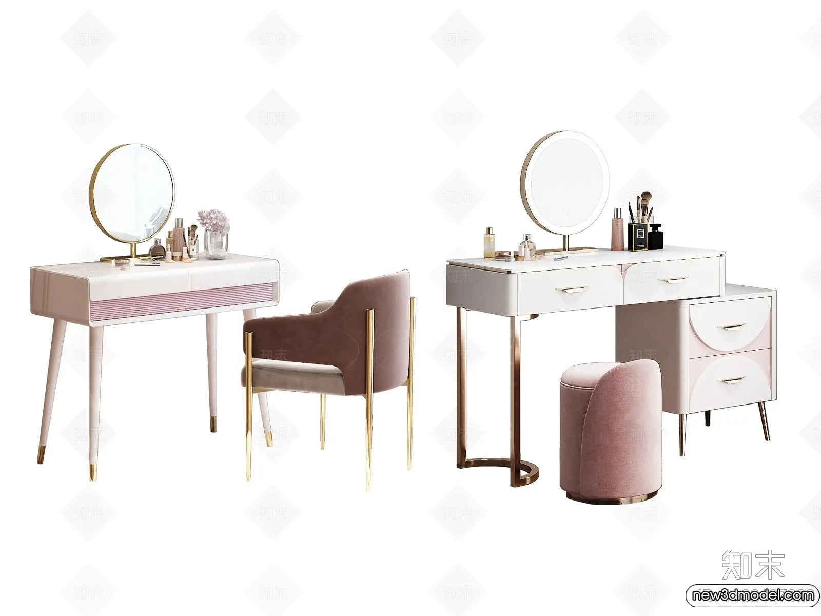Dressing Table – 3D Models – 3D Furniture Models for Interior – 070 ...