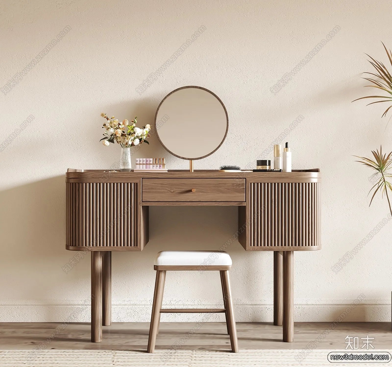 Dressing Table – 3D Models – 3D Furniture Models for Interior – 071 ...