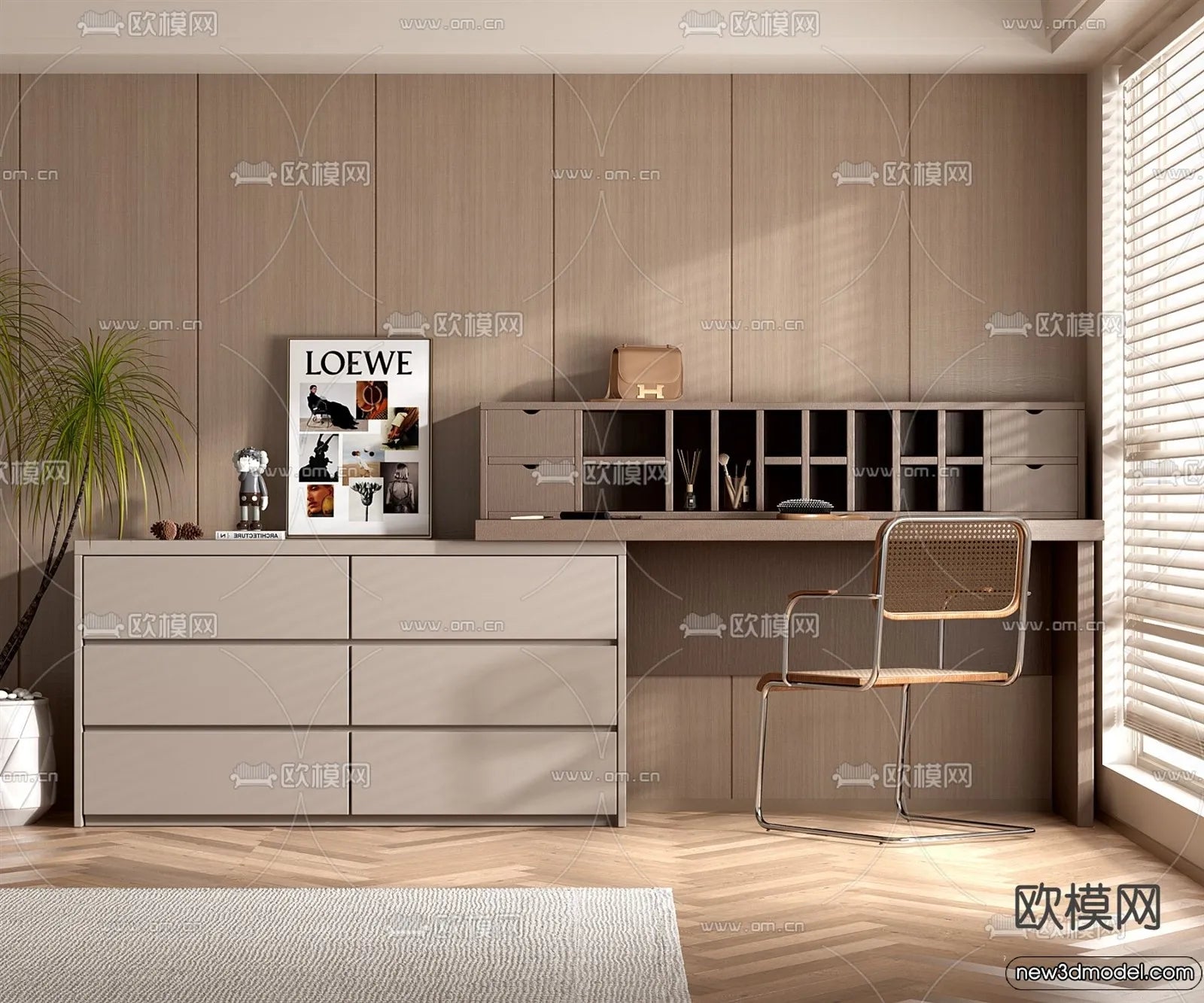 Dressing Table – 3D Models – 3D Furniture Models for Interior – 074 ...