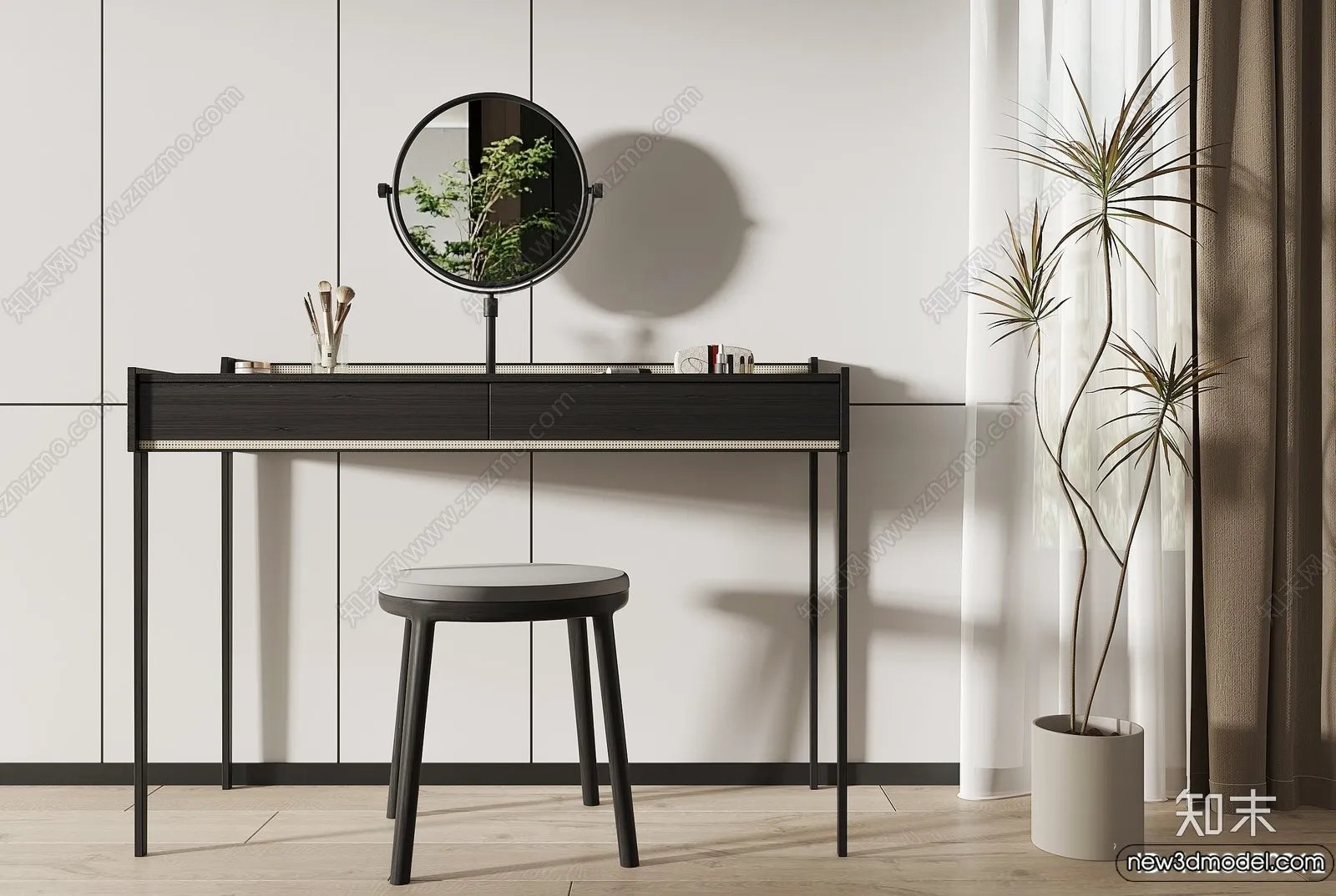 Dressing Table – 3D Models – 3D Furniture Models for Interior – 077 ...