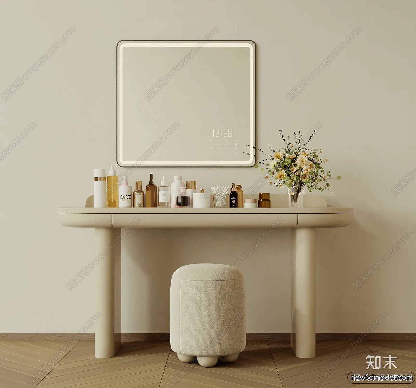 Dressing Table – 3D Models – 3D Furniture Models for Interior – 084 ...