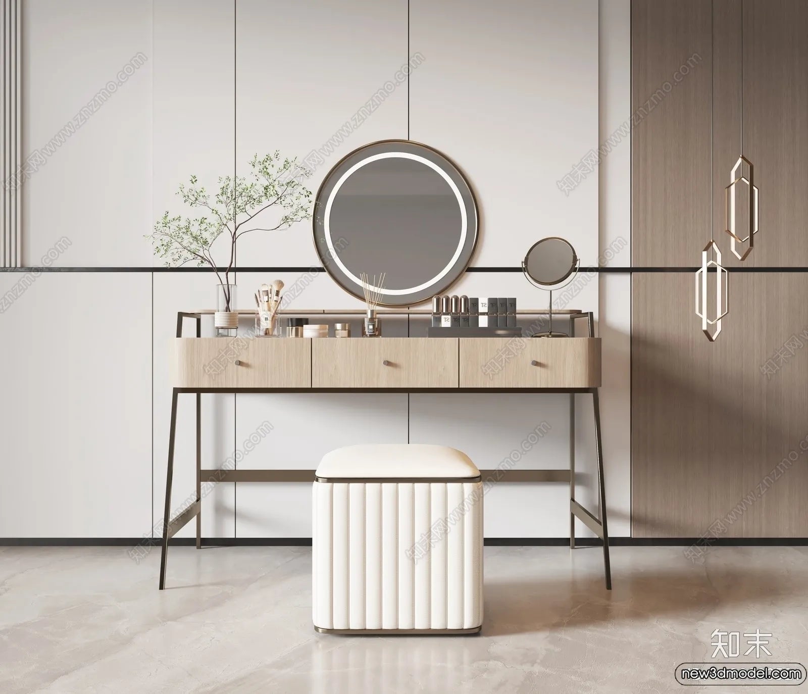 Dressing Table – 3D Models – 3D Furniture Models for Interior – 097 ...