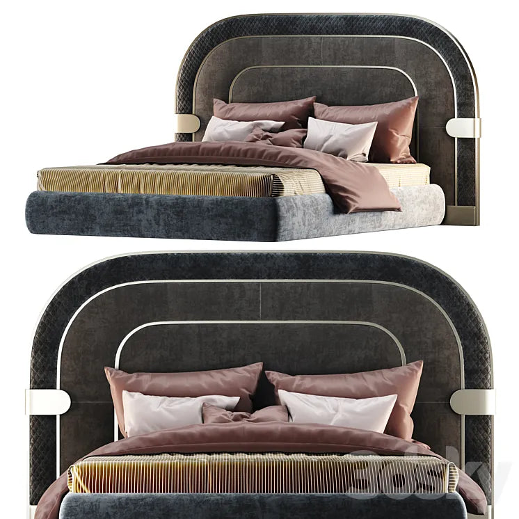 EDEN Double bed By Capital Collection 3DS Max Model – 3DSky Model Free