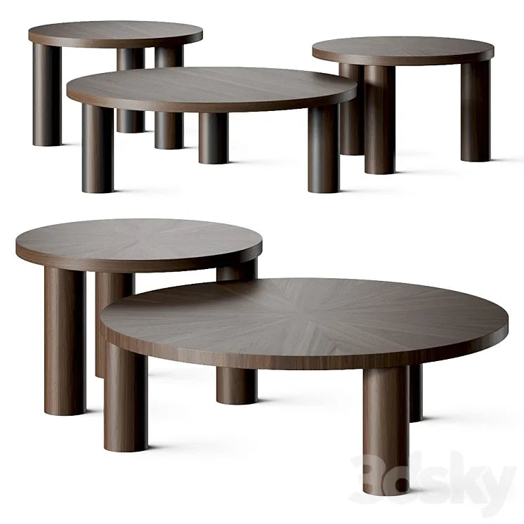 Ferm Living Post Coffee Tables 3DS Max Model – 3DSky Model Free