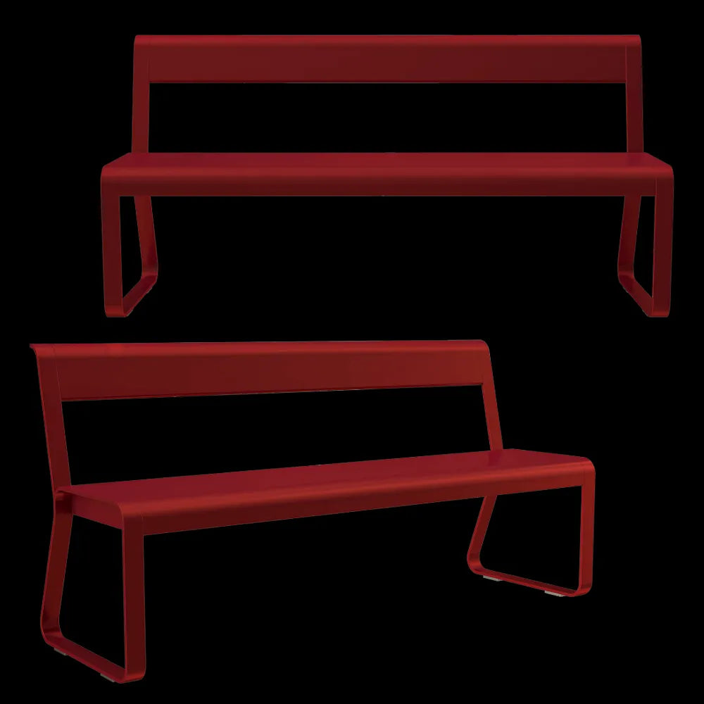 Fermob – Bench Bellevie with backrest 3ds Max – 3DSky Model Free