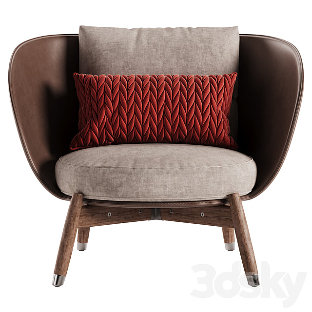 Flexform Eri armchair 3dsky | Free 3D Model Download – 3DSky Model Free