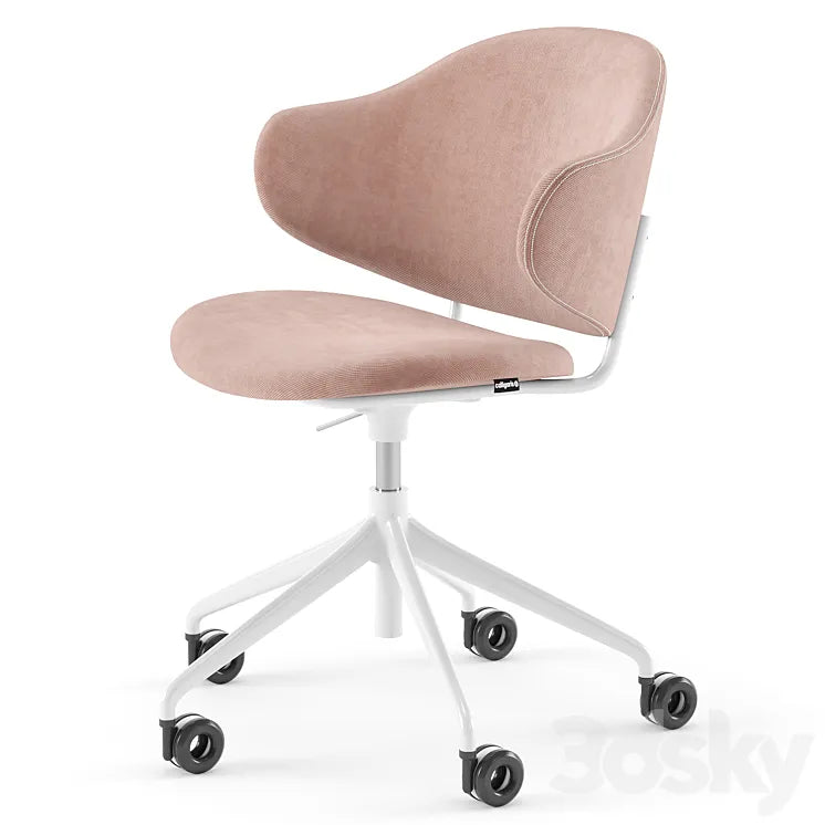 Holly upholstered home office chair – Calligaris 3DS Max Model – 3DSky Model Free