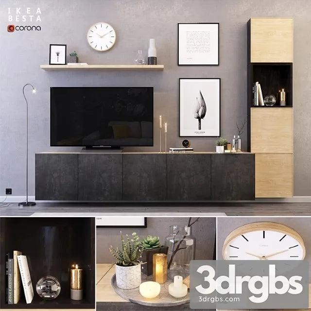 Ikea Besta Set 2 3dsmax Download – 3DSky Model Free