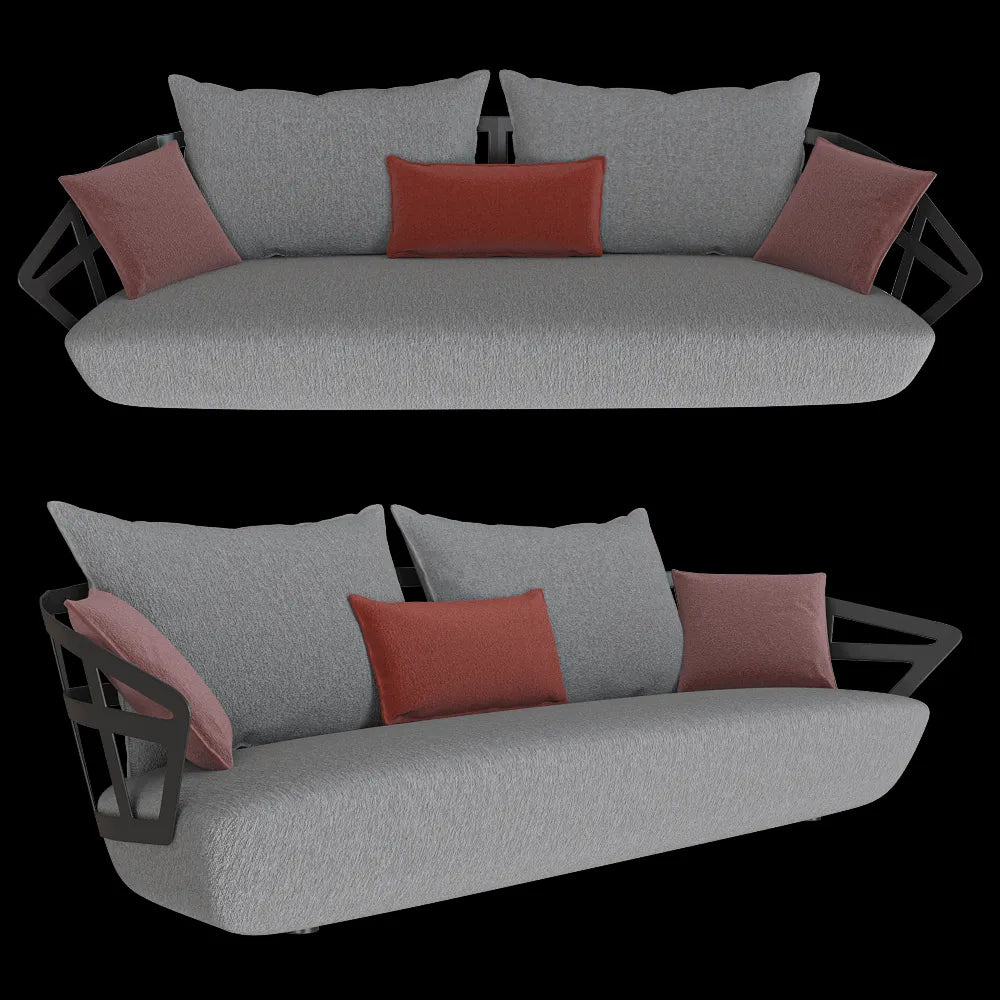 IL Loft – Sofa Flame 3ds Max – 3DSky Model Free