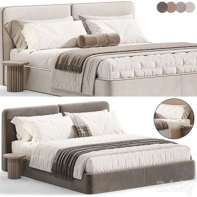 Imole Bed by One Home 3dsMax Model – 3DSky Model Free