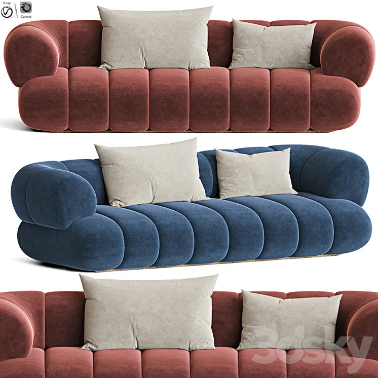 Intermede Sofa Roche Bobois 3DS Max Model – 3DSky Model Free