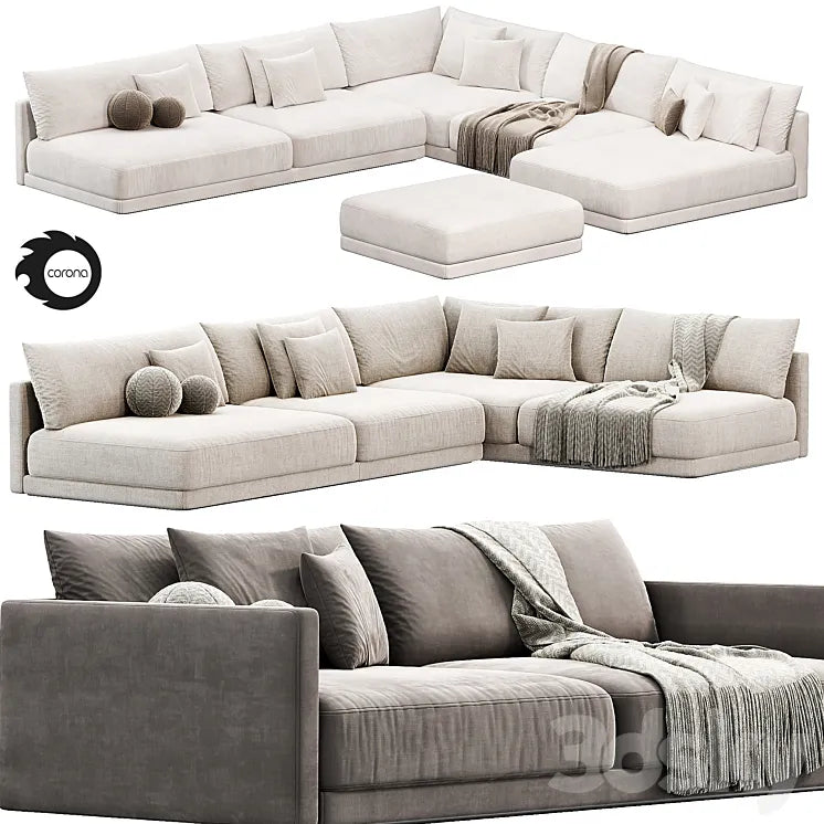 KATARINA Modular System Sofa By Blanche sofas 3DS Max Model – 3DSky ...