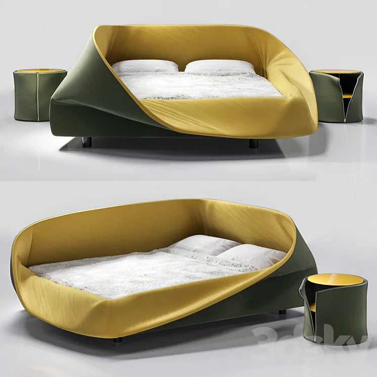 lago colletto bed 3DS Max Model – 3DSky Model Free