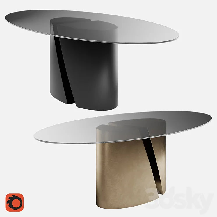 Lago Oval Table Wadi 3DS Max Model – 3DSky Model Free