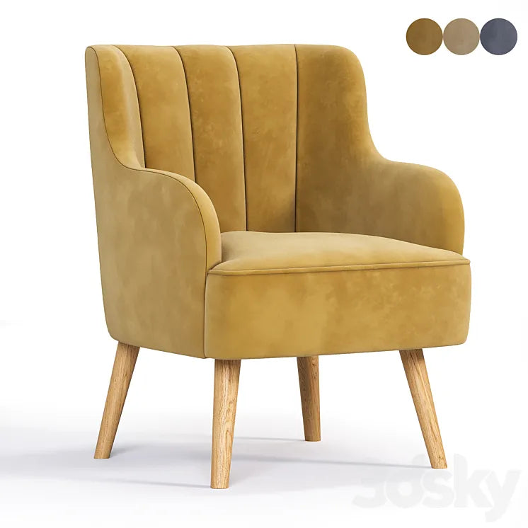 Larni Armchair 3DS Max Model – 3DSky Model Free