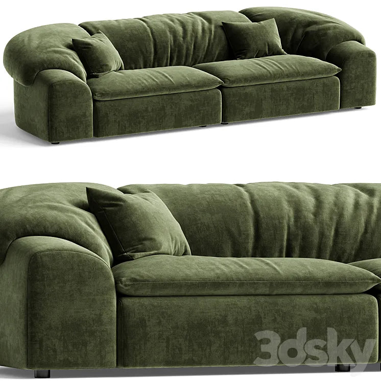 Lava Cake 4 Seater Sofa 3DS Max Model – 3DSky Model Free